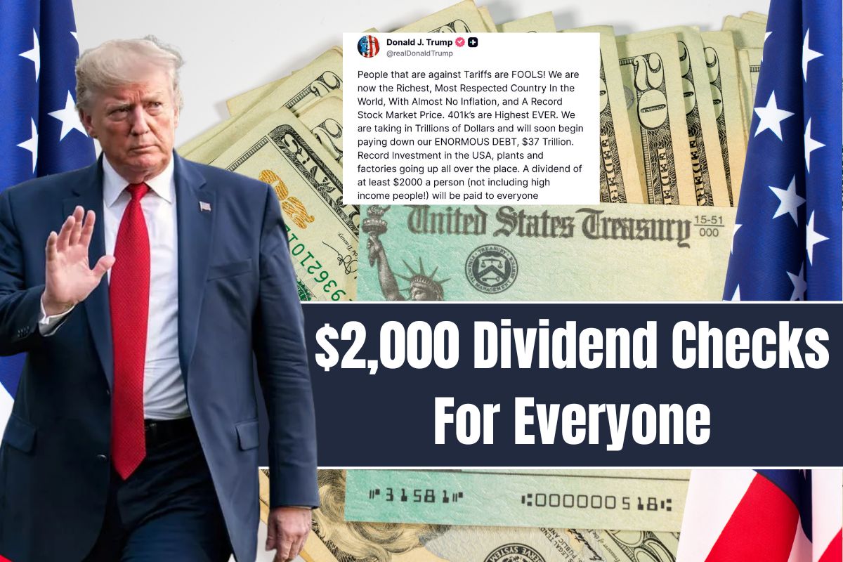 $2,000 Dividend Checks For Everyone In 2026: Trump Confirmed!